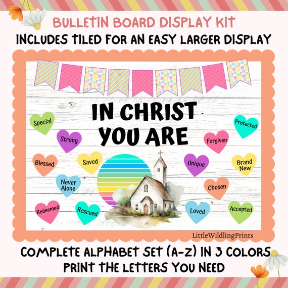 Church Bulletin Boards For Spring Summer 7 Spring Christian Bulletin
