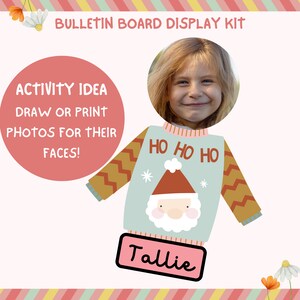 Sweater Weather Bulletin Board Kit, December Christmas Bulletin Board ...