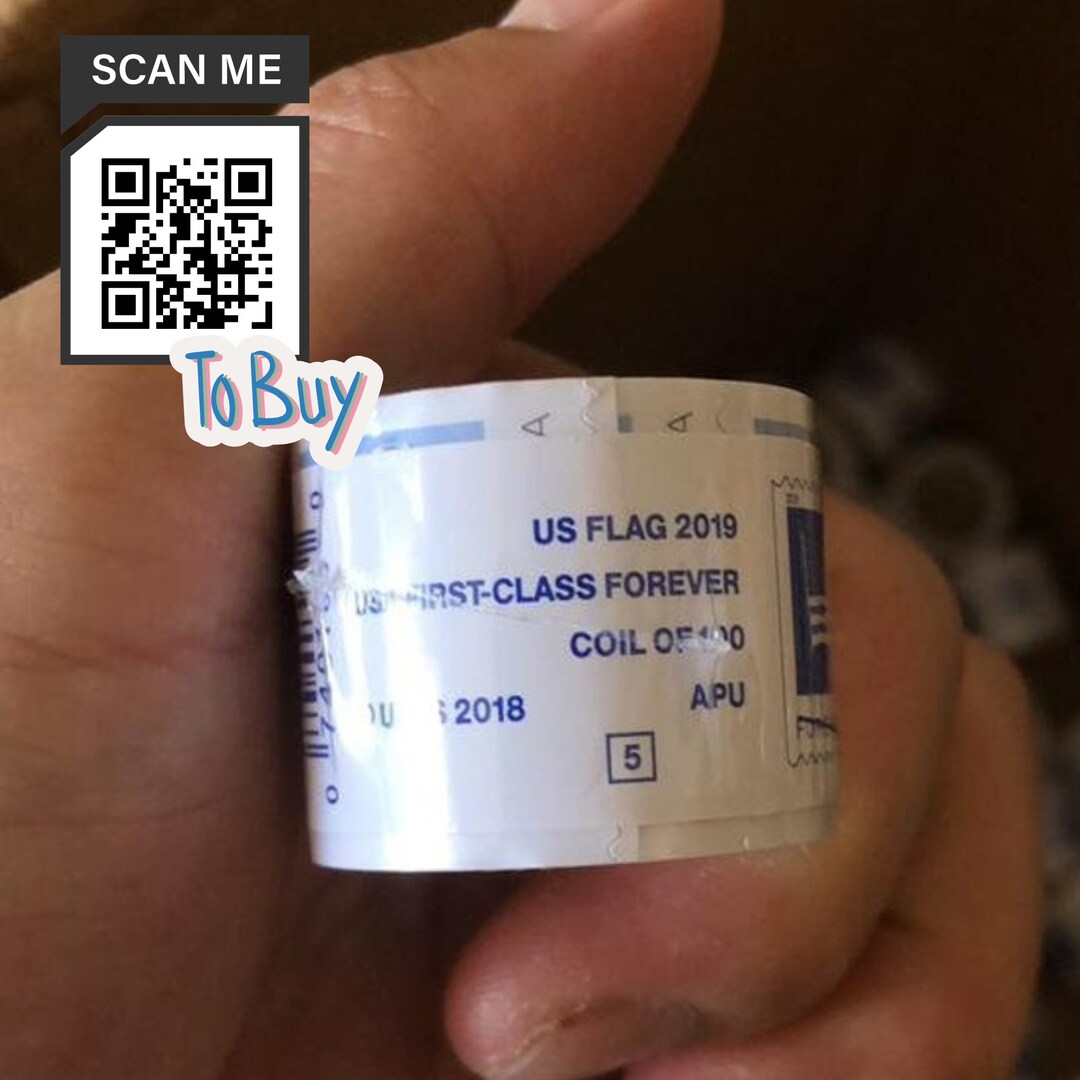 100 New US Flags Stamps Unused for Collections, Invitations, Weddings ...