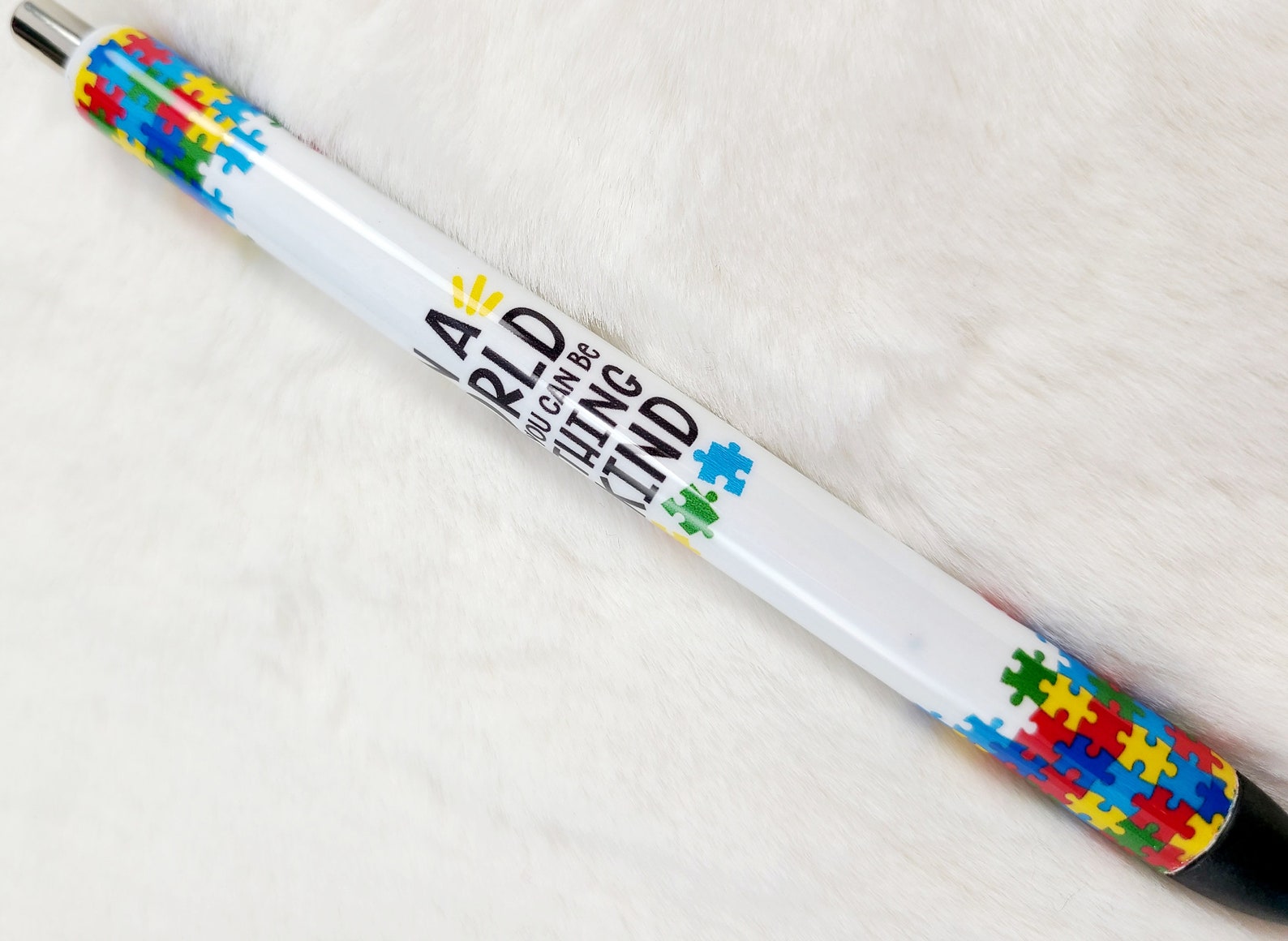 Autism Custom Pen| Down Syndrome Awareness| Refillable Pen| Custom ...