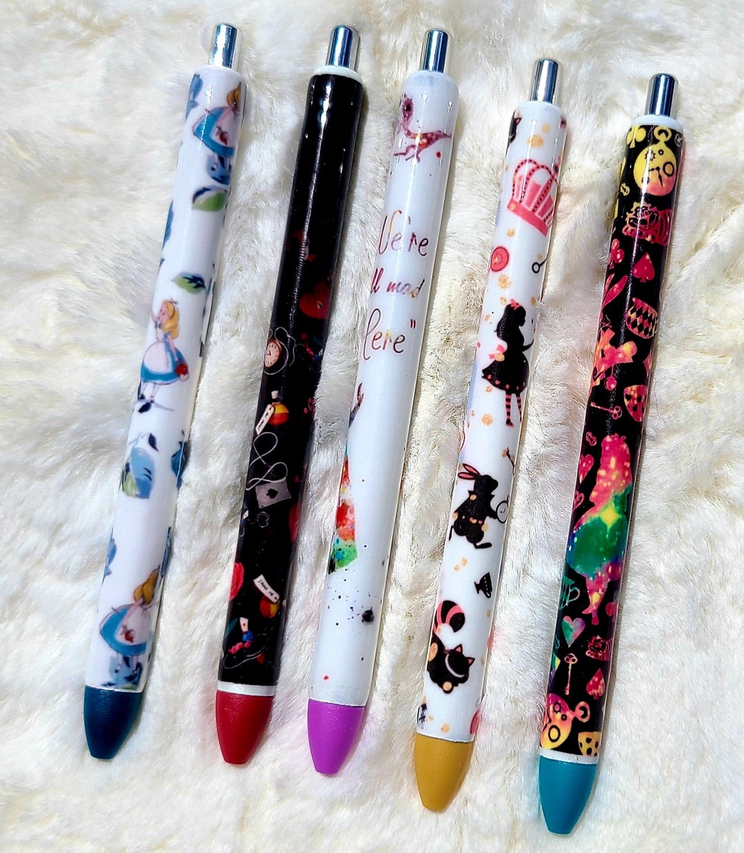 Alice in Wonderland| Disney Princess Custom Pen| Glitter Pen ...