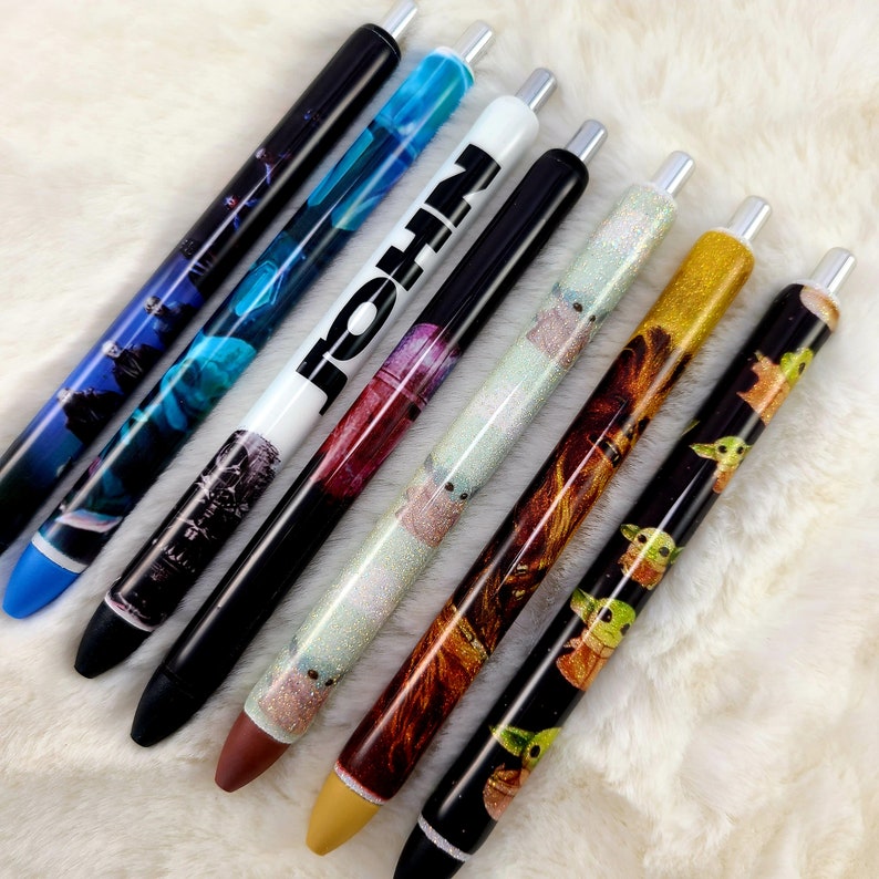 Star Wars Custom Pen Refillable Pen Custom Design Gel Pen | Etsy