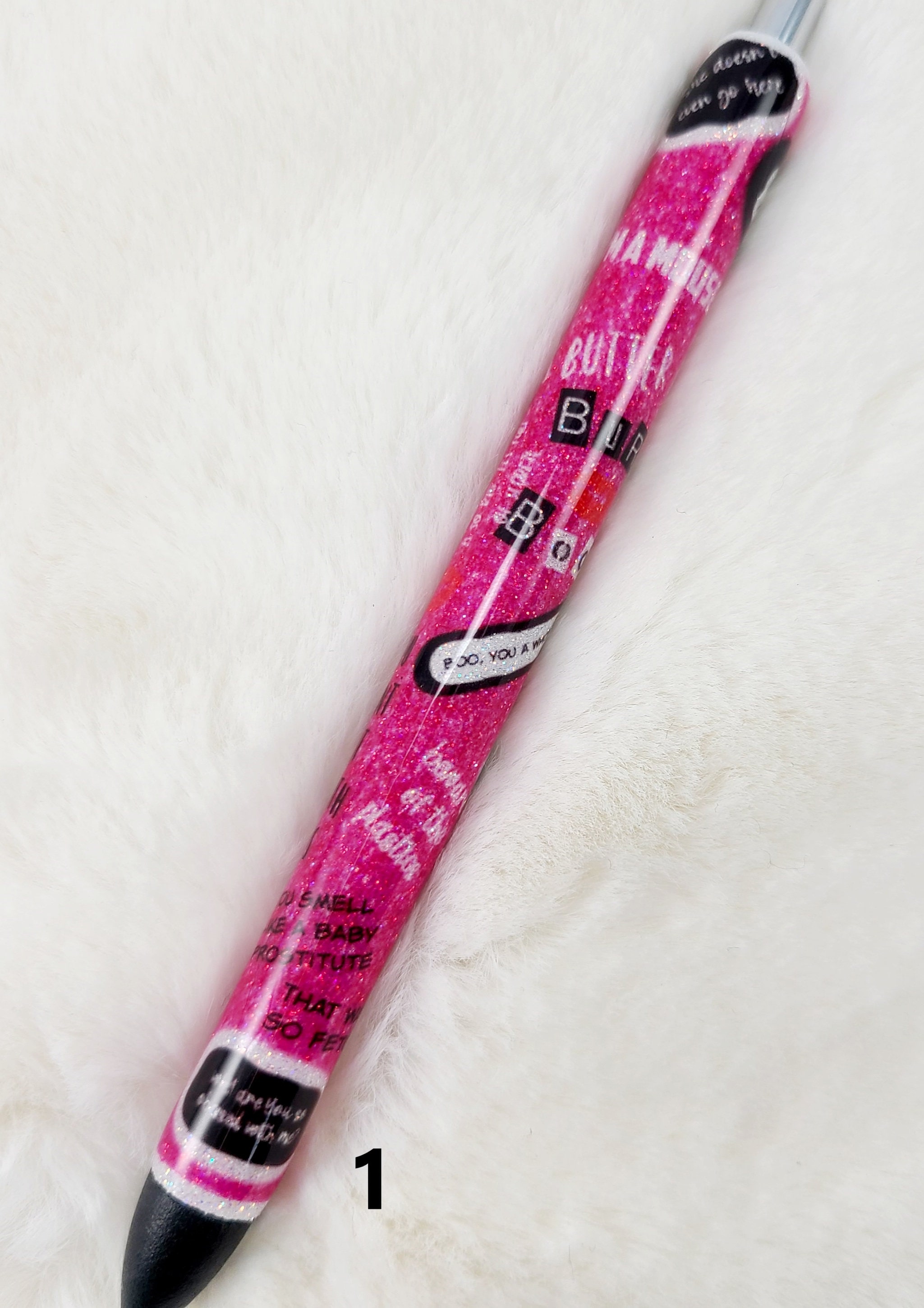Mean Girls Custom Pen| Glitter Pen| Refillable Pen| Custom Design| Gel ...