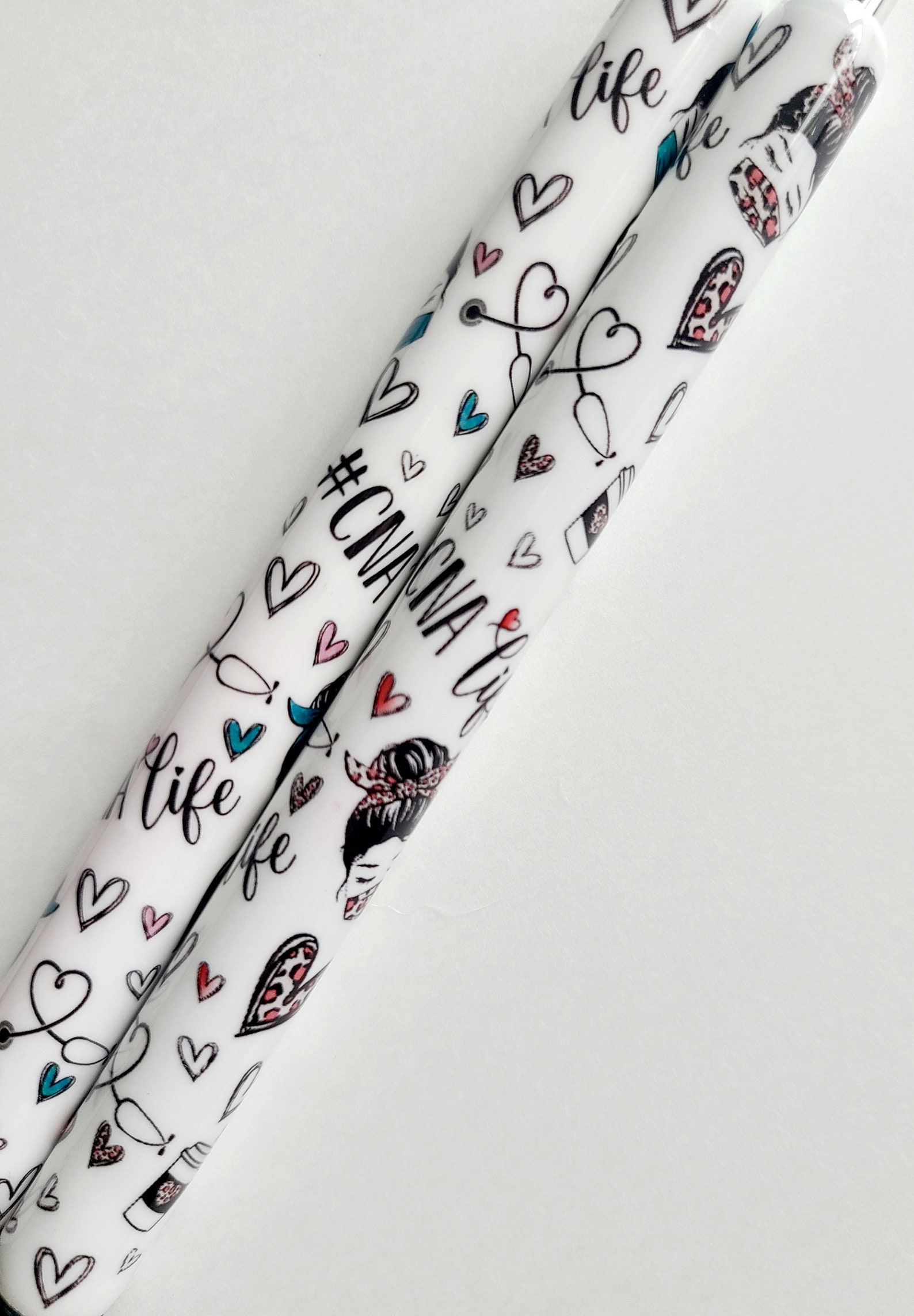 CNA Custom Pen| Nurse Custom Pen| Glitter Pen| Refillable Pen| Custom ...