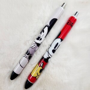 Mickey Custom Pen| Glitter Pen| Refillable Pen| Custom Design| Gel Pen ...