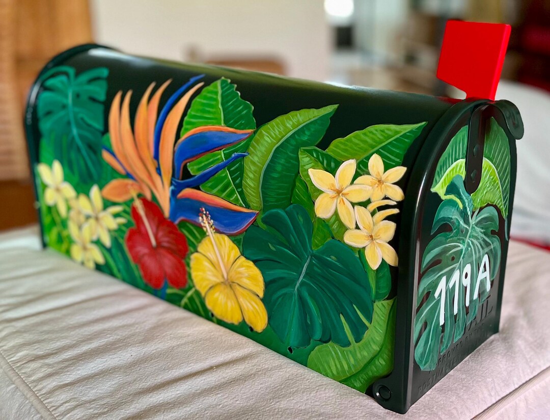 Hand Painted Mailboxes - Etsy