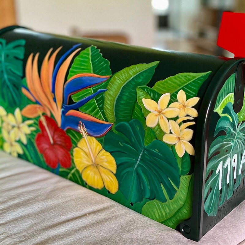 Hand Painted Mailboxes - Etsy