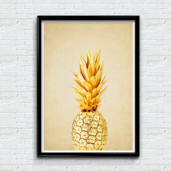 Pineapple Poster - Etsy