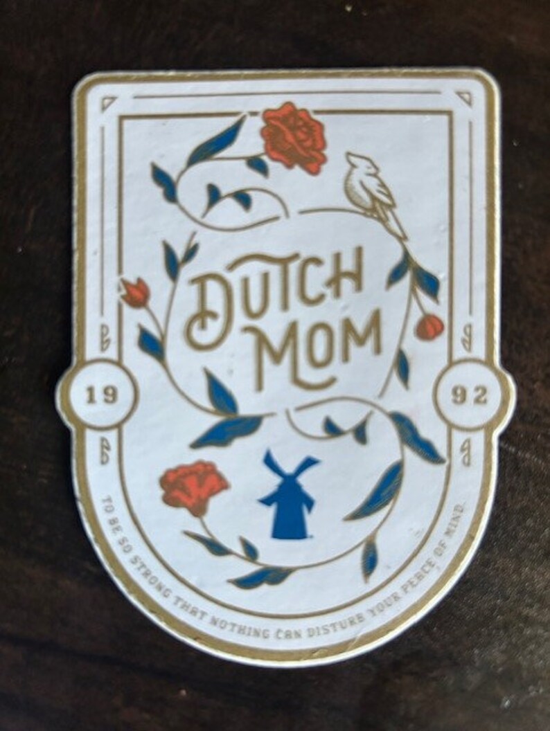 Dutch Mom Dutch Brothers Sticker Released May 2020 - Etsy