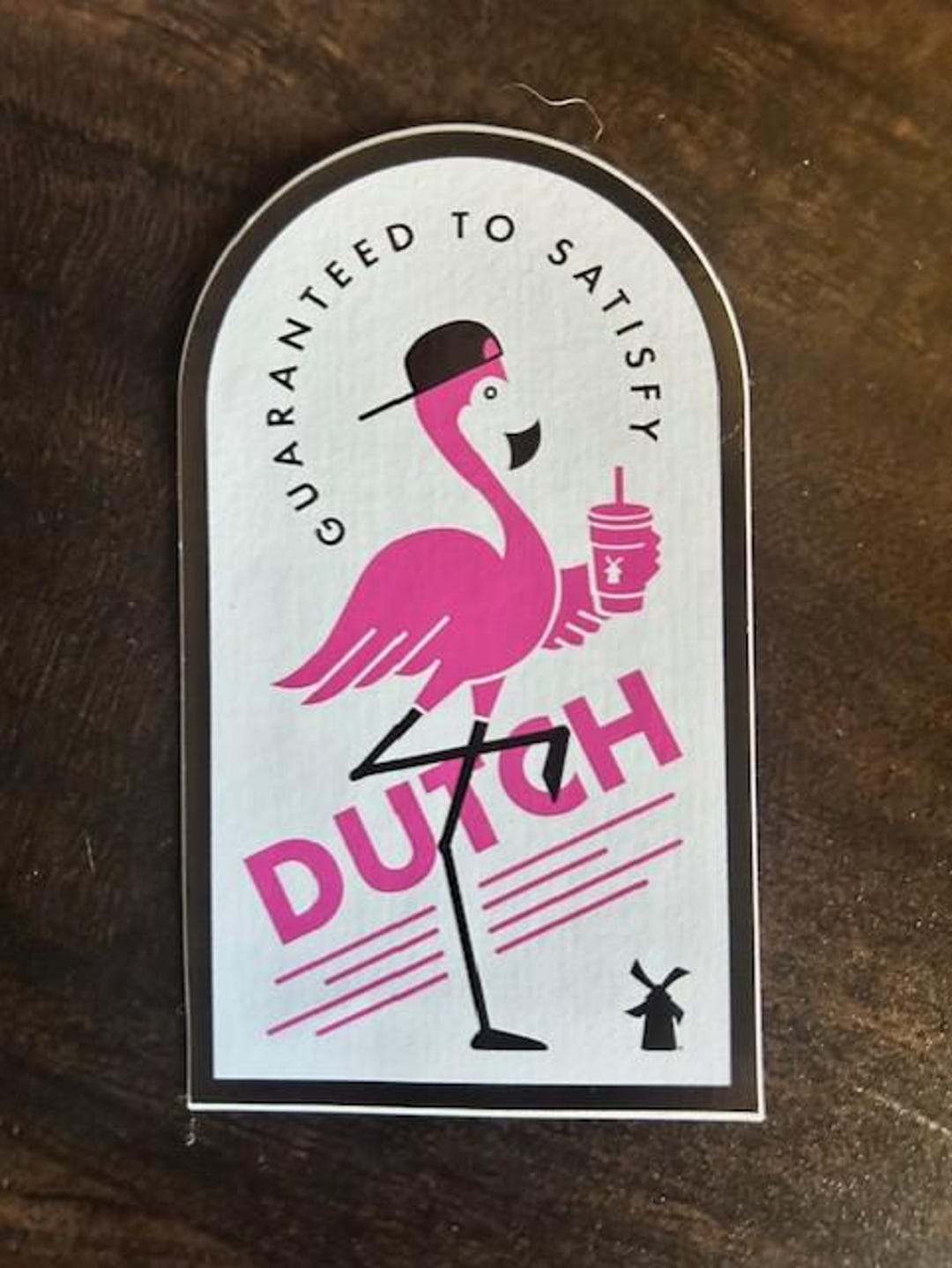 Dutch Bros Pink Flamingo Sticker Released October 2019 - Etsy