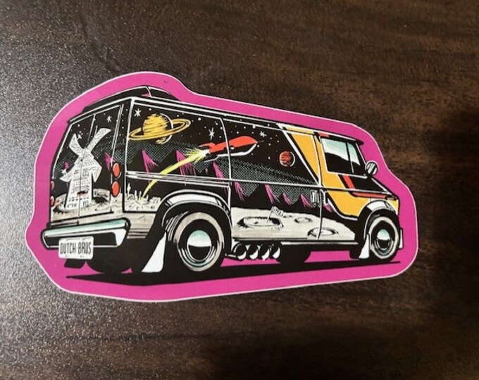 Dutch Bros Cosmic Panel Van Sticker Released September 2022 - Etsy