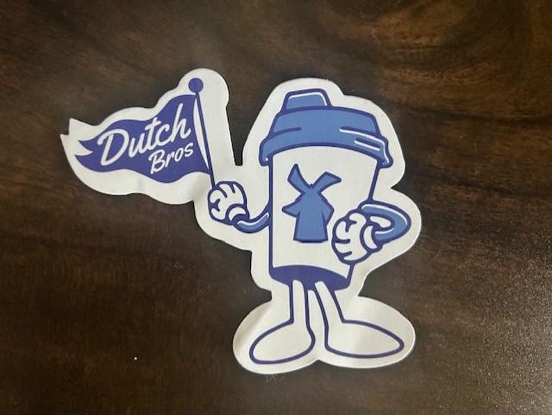 Dutch Bros Scavenger Hunt Sticker Released Aug 2024 - Etsy