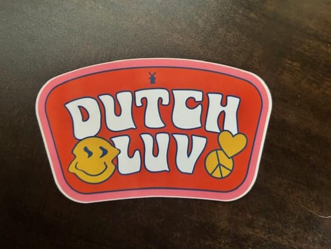 Dutch Bros Dutch Luv Sticker Released Feb 2021 - Etsy
