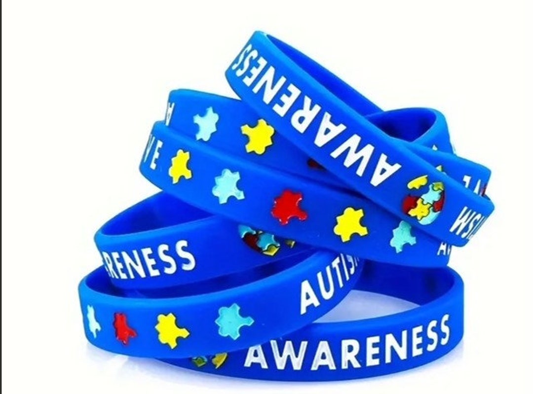 Autism Awareness ASD Silicone Bracelet - Etsy