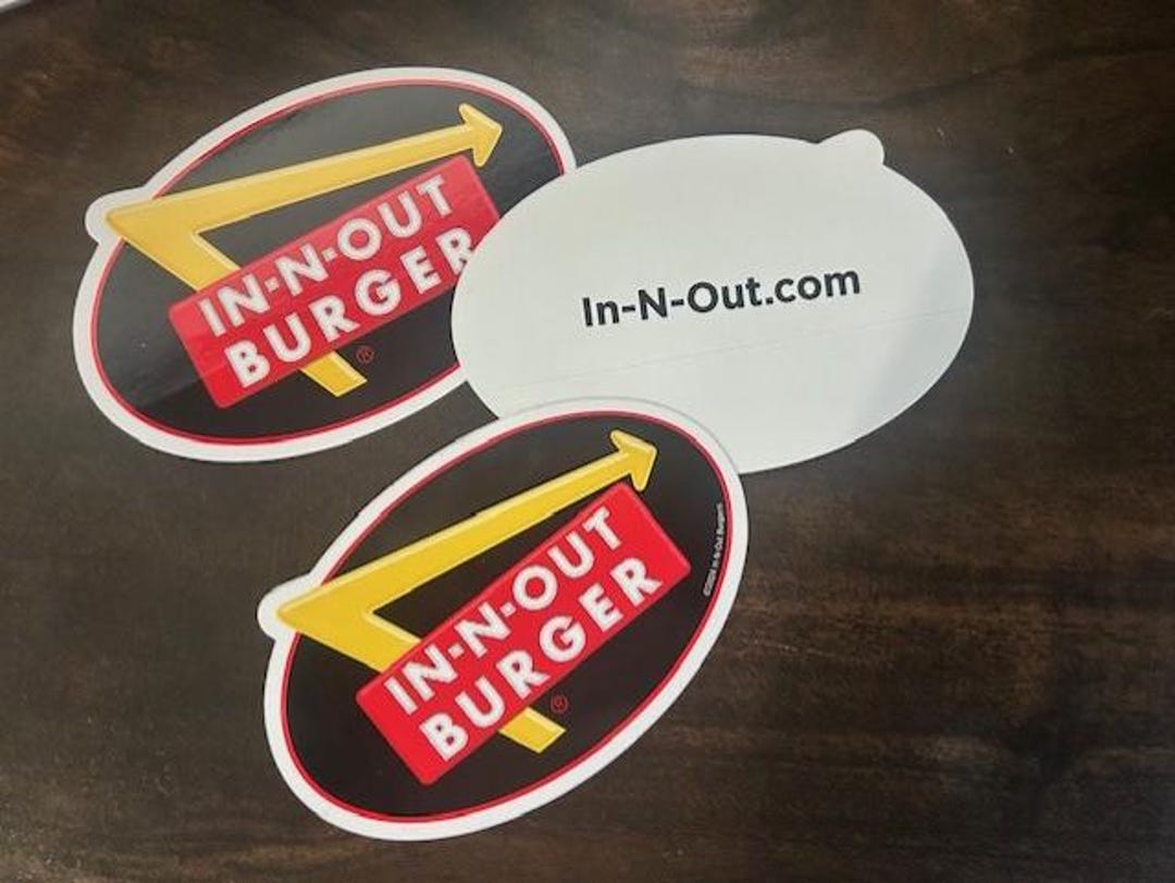 In and Out Sticker - Etsy