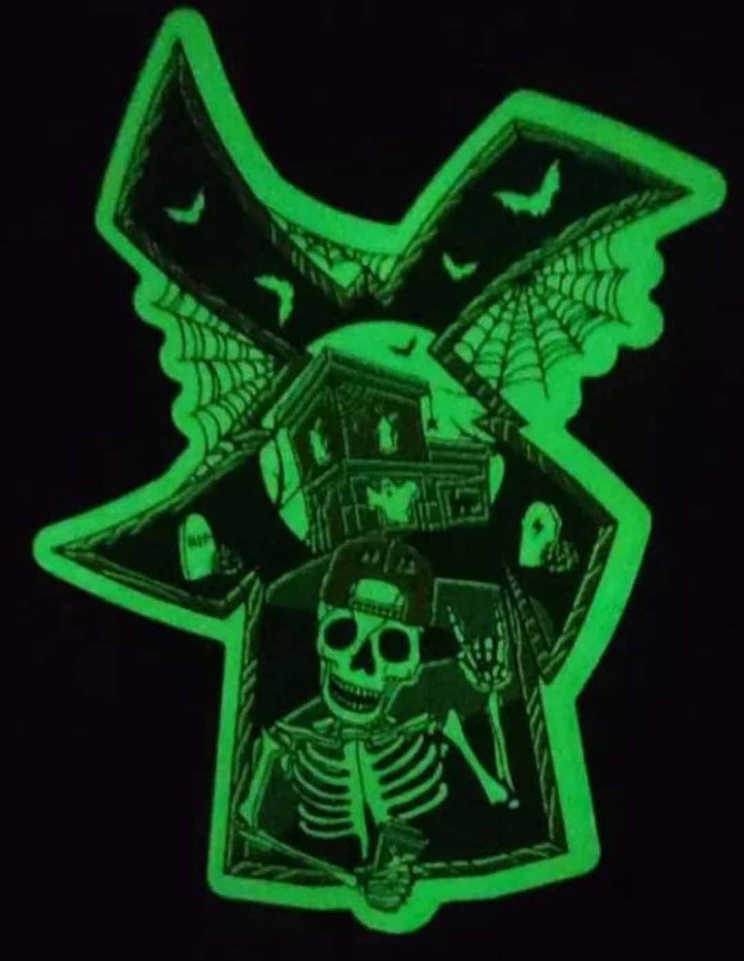 Dutch Glow Skeleton Windmill Sticker October 2023 - Etsy