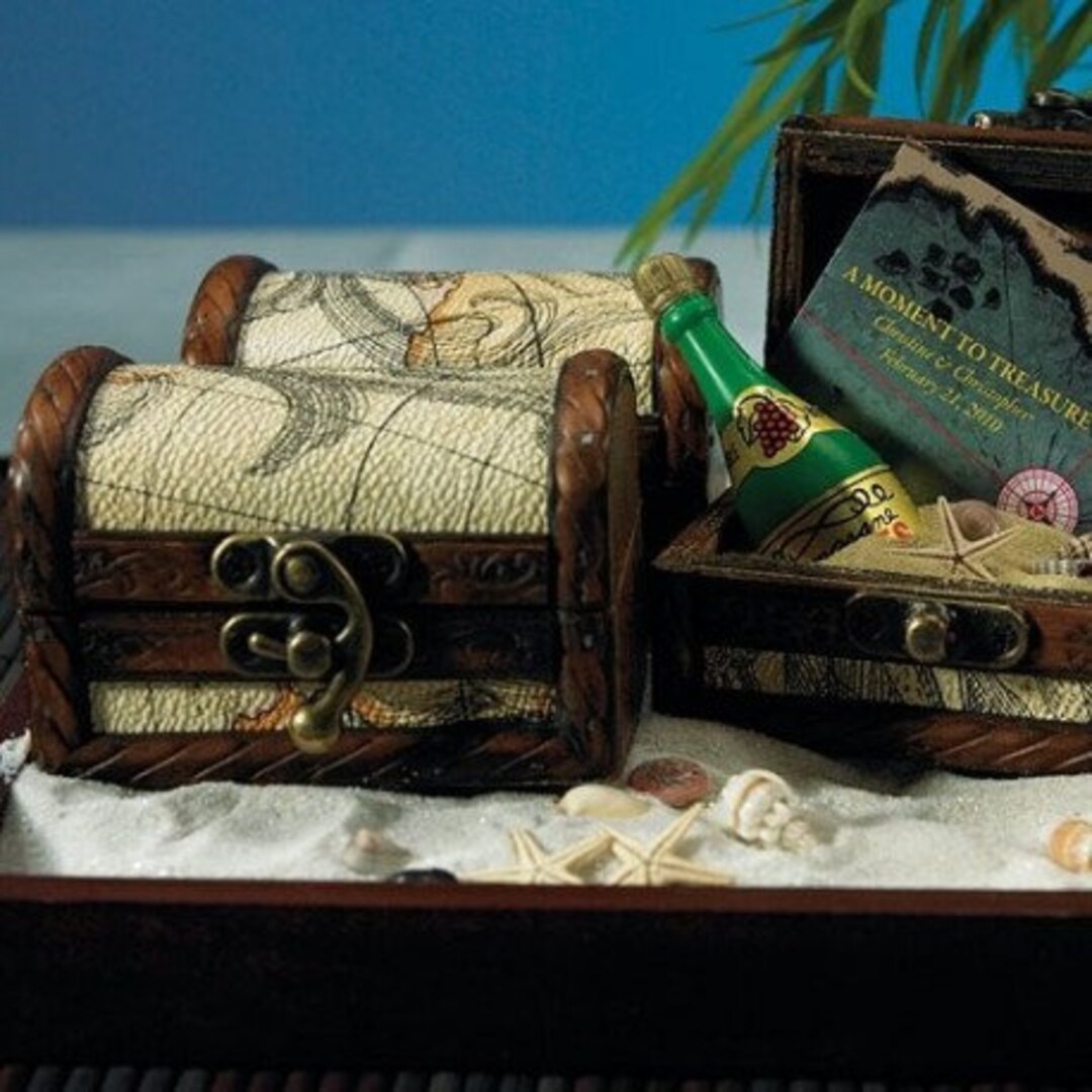 The Treasure Chest Dragee Box - Etsy