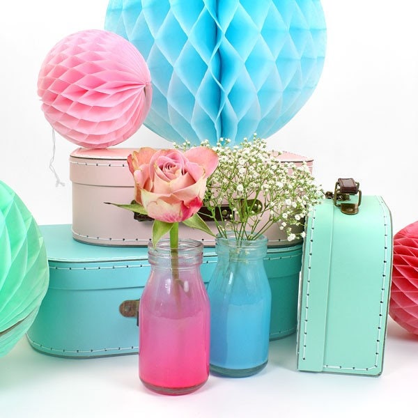 The set of 3 pastel suitcases | Etsy