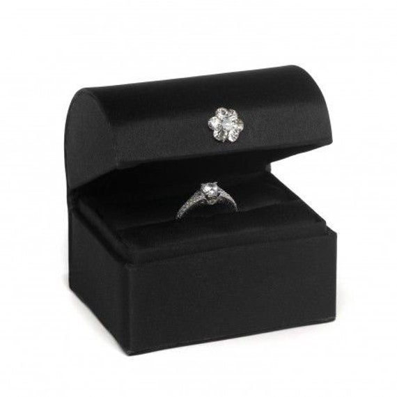 Engagement Rings In Black Box