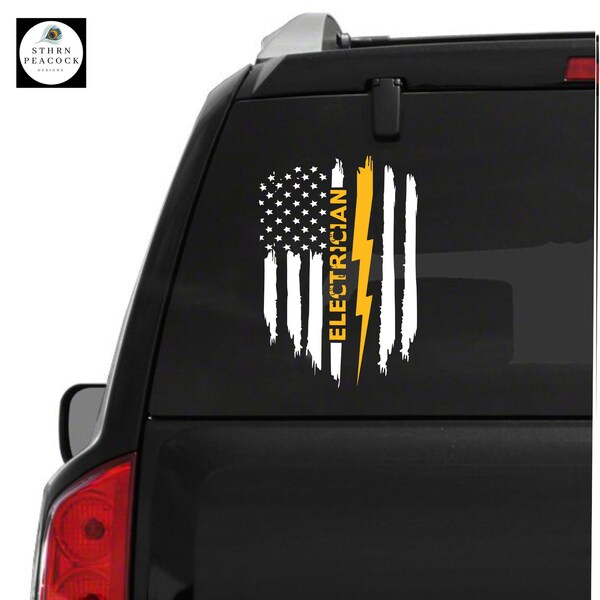 Lightning Window Decal - Etsy