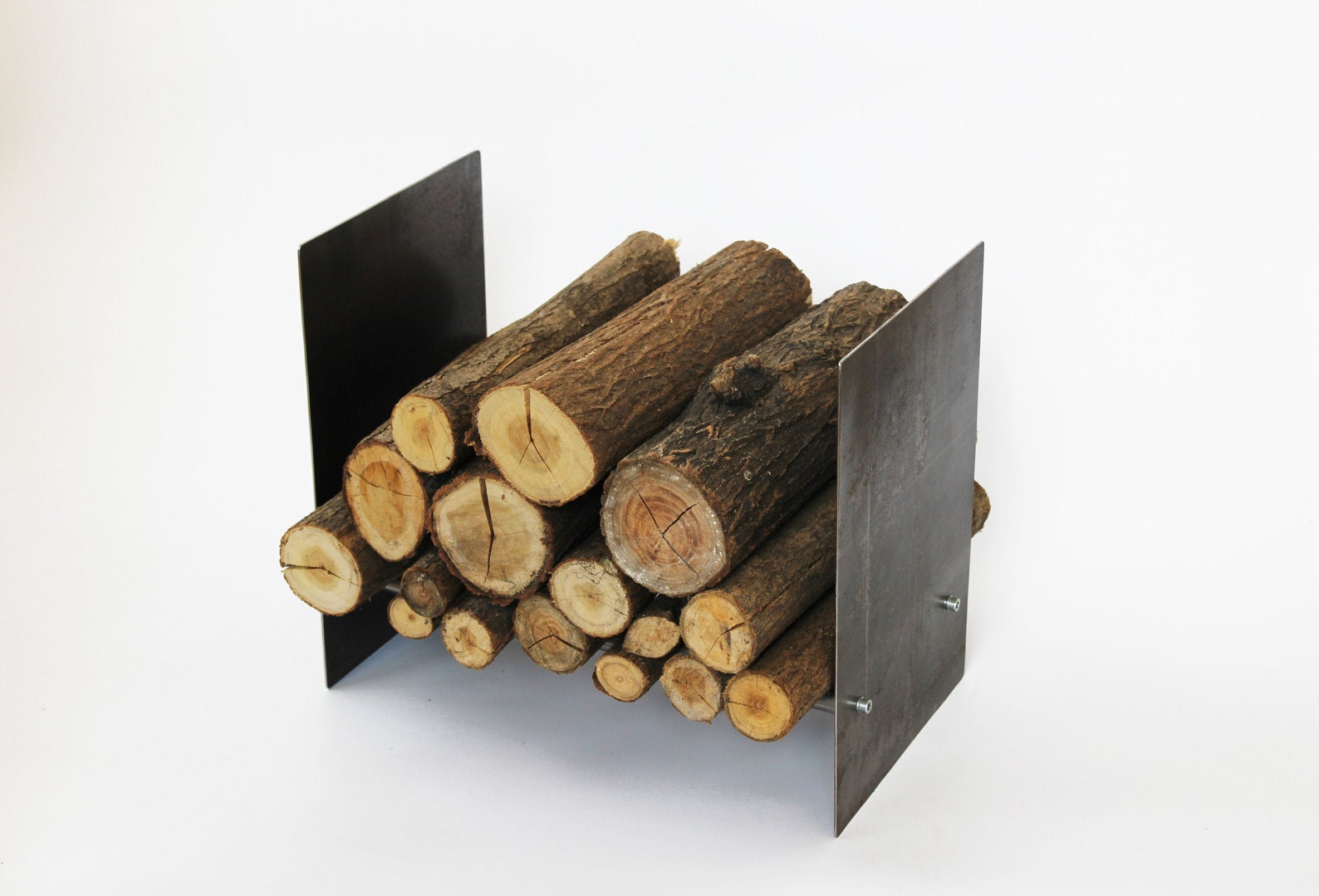 Firewood Rack Indoor Fire Wood Holder Housewarming Gift Modern - Etsy