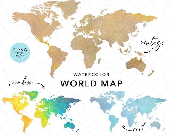 Free World Map Clipart