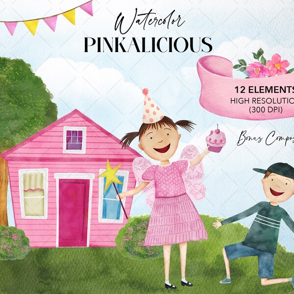 Pinkalicious Svg Png Etsy Canada