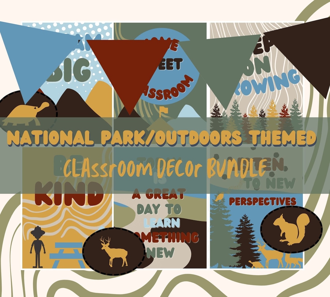 Nature National Park Themed Classroom Decor Bundle - Etsy