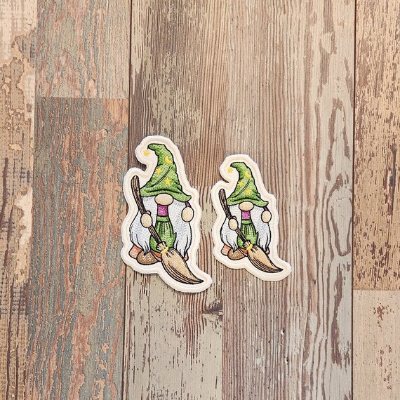Winnie Witch Gnome Iron on Patch Sew on Patch Embroidery - Etsy