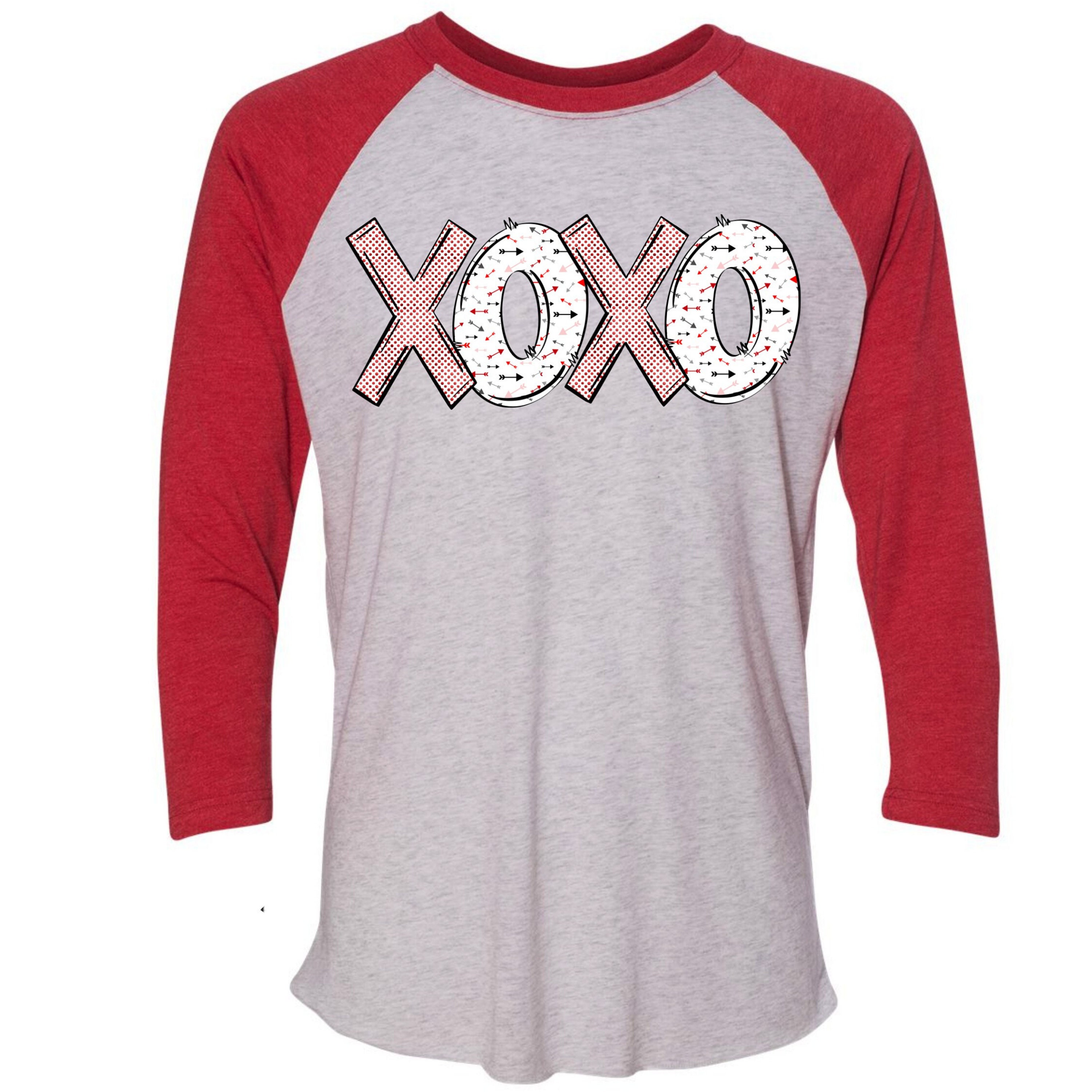 Camisa De Abrazos Y Besos Xoxo Camiseta De San Valentín Etsy