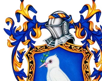 Sheehan Family Crest Print - Etsy