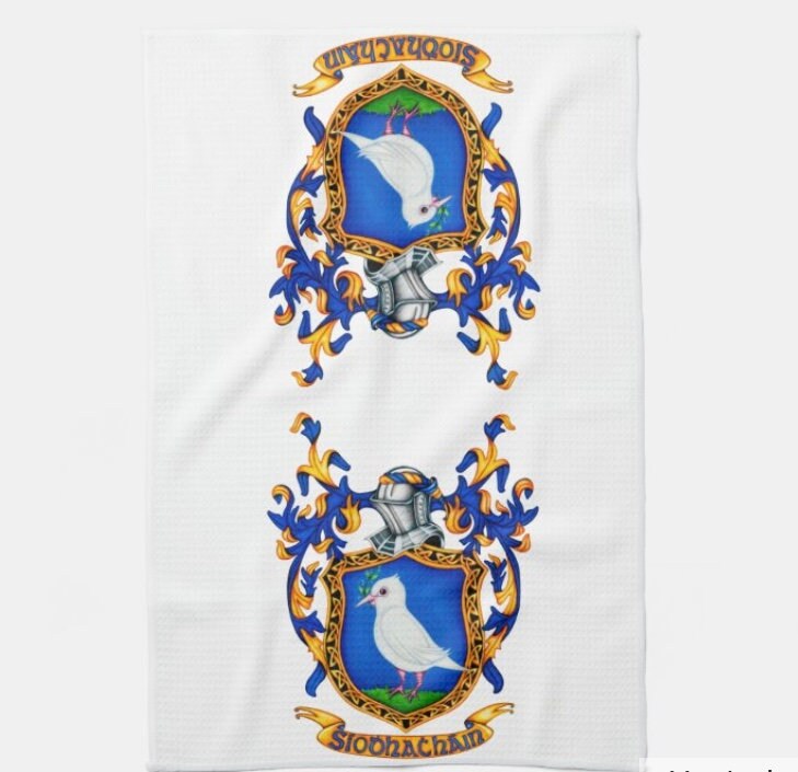 Tea Towel Sheehan Family Crest - Etsy