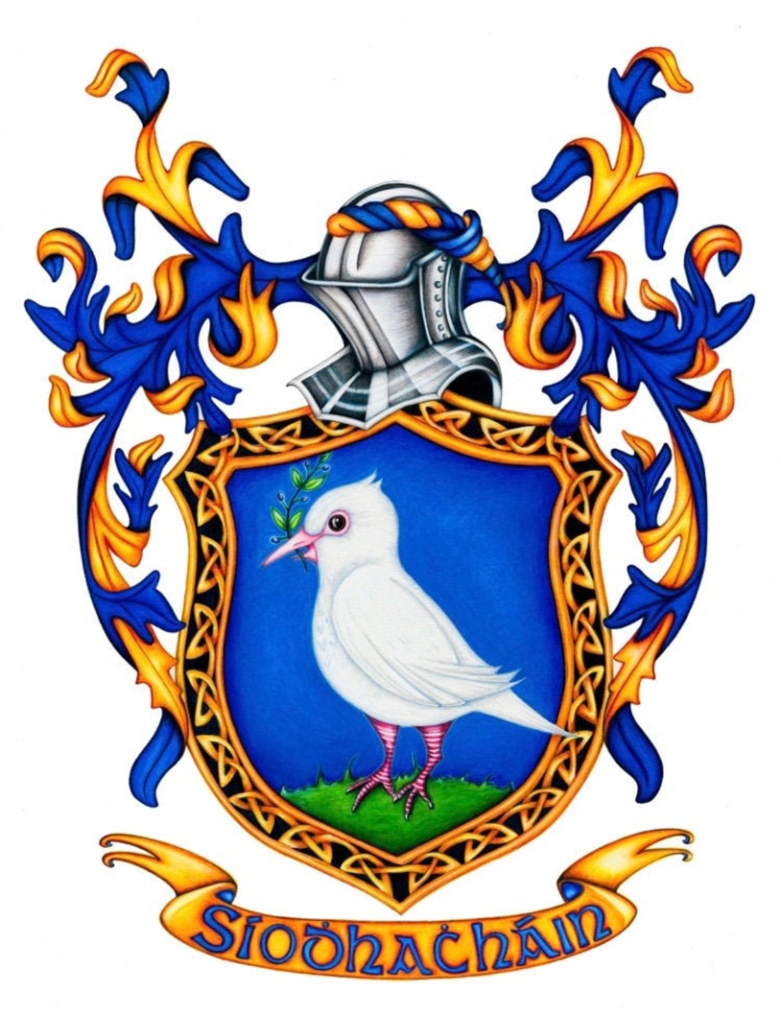 Fine Art Print Sheehan Family Crest - Etsy