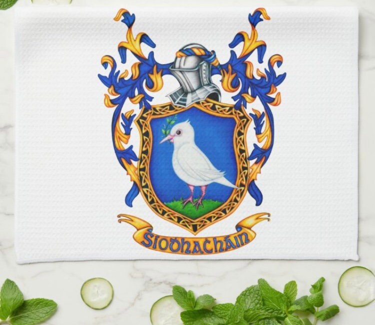 Tea Towel Sheehan Family Crest - Etsy
