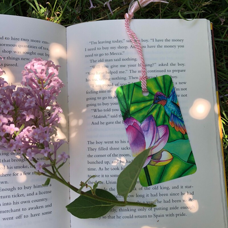 Hummingbird Bookmark - Etsy