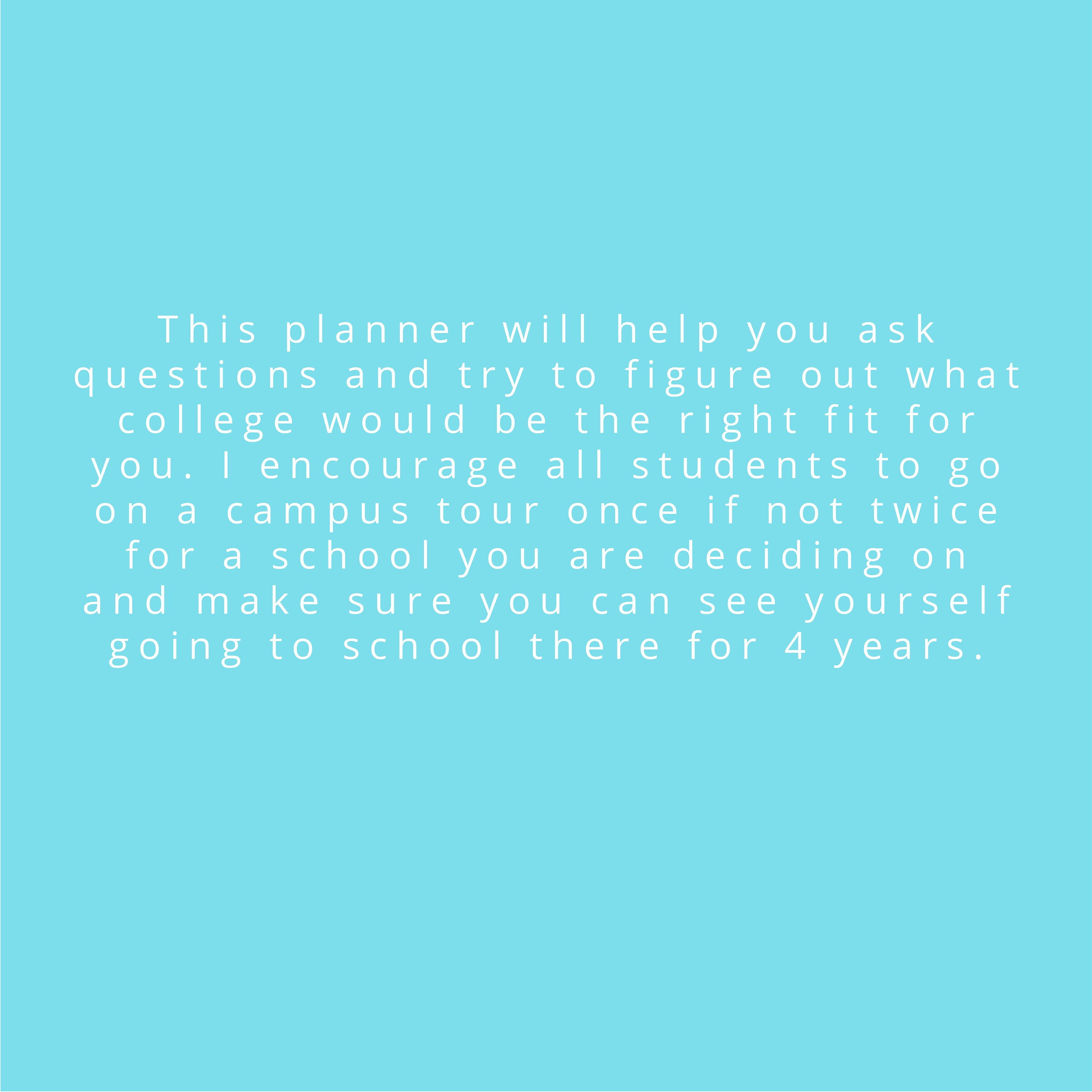 College Decision Making Planner Printable, Written by an Admissions ...