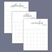 Minimalist 2023 Printable PDF Calendar Bundle, Digital & Printable ...