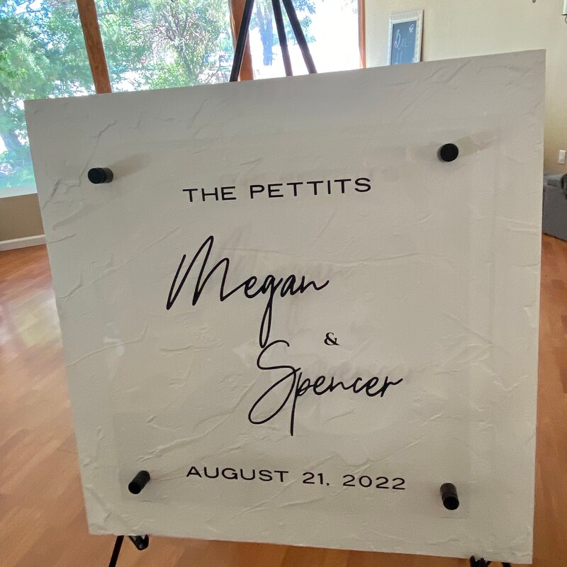 Minimalist Wedding Signs - Etsy