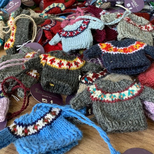 Miniature Sweater Ornament Mystery Lot Various Colors - Etsy