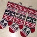 Personalized Holiday Christmas Knit Stocking. Choose Style - Etsy