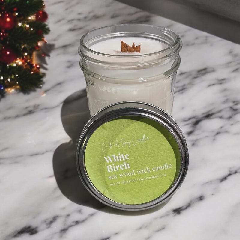 Birch Candles - Etsy