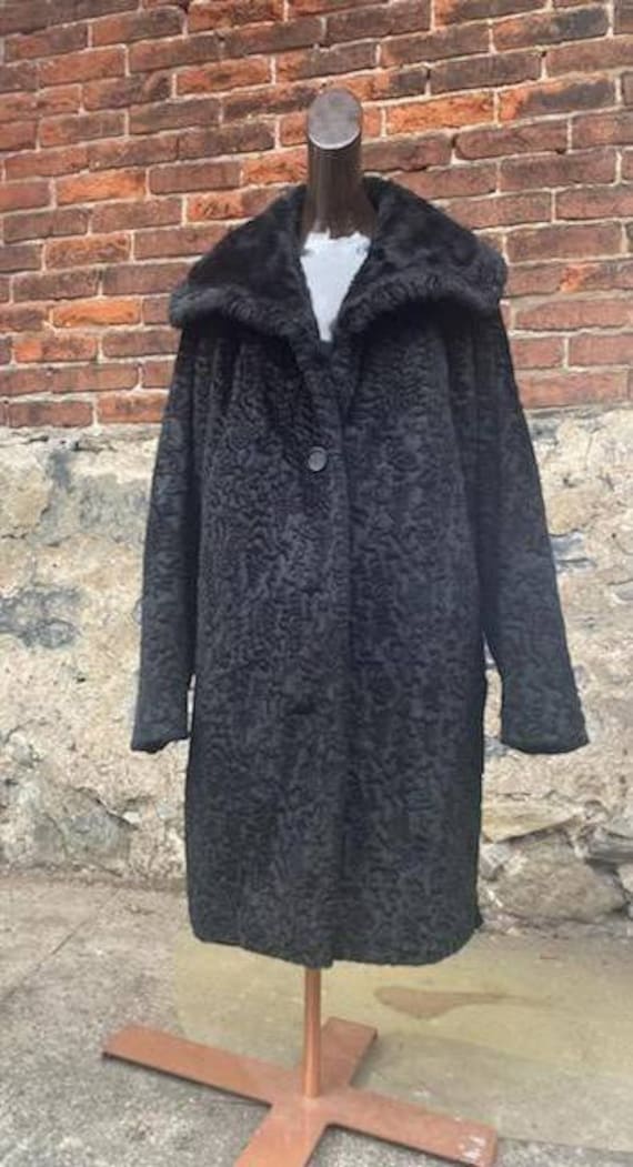 Persian Fur Coat 70s Retro Swakara Persian Lamb Genui… - Gem