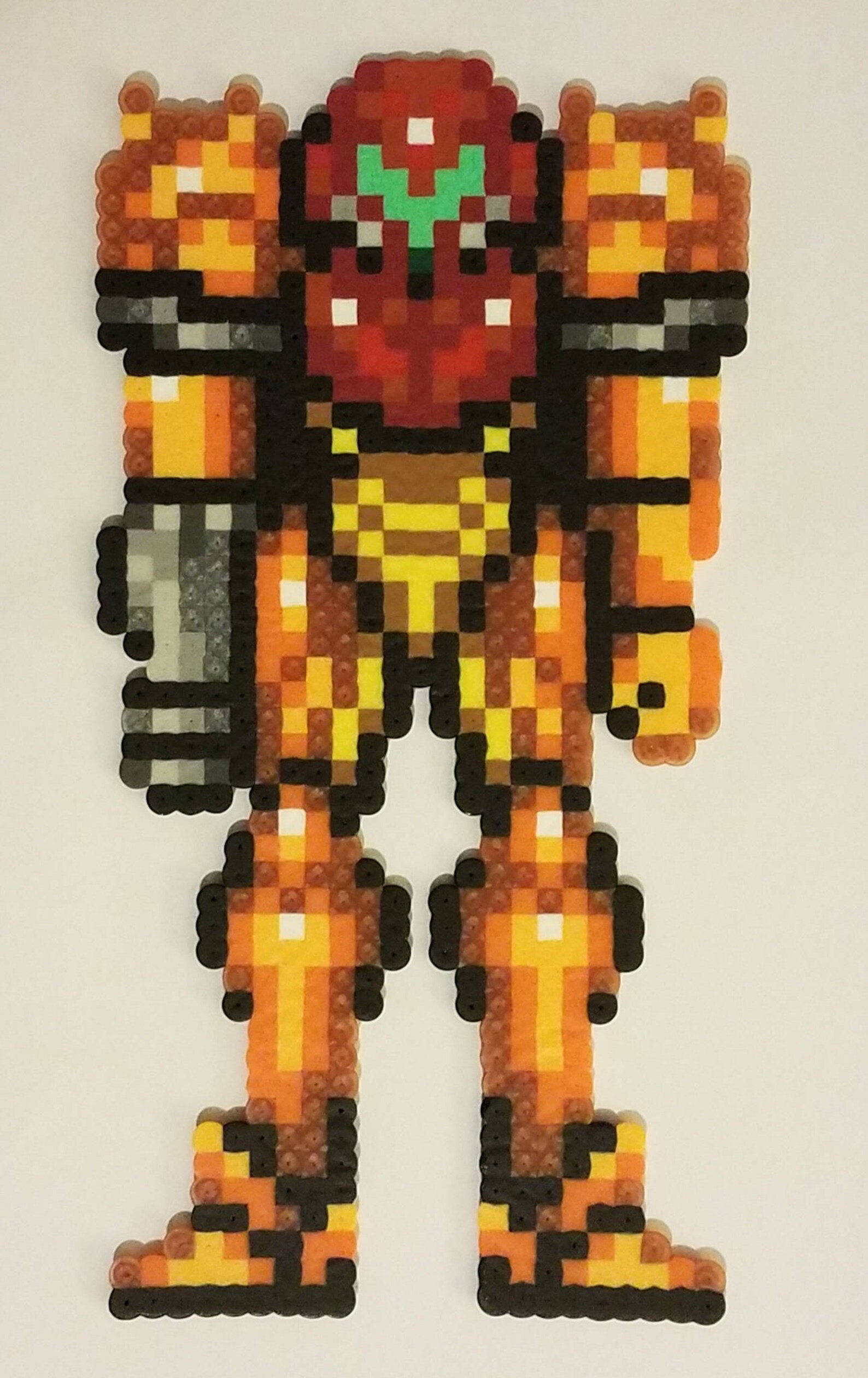 Metroid Samus Aran Super Metroid Perler Beads Pixel Art Bead Sprite ...