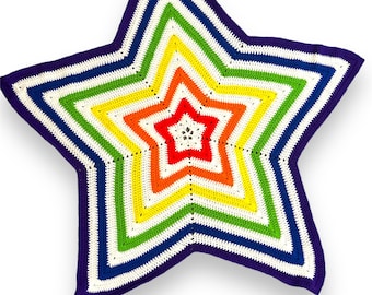 Rainbow Baby Star Blanket Wrap Purple Center - Etsy