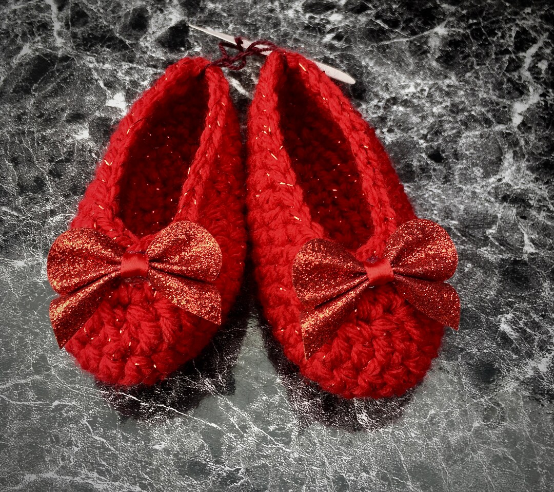 Ruby Red Baby Slippers - Etsy