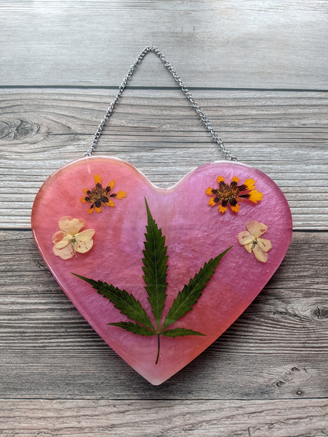 Pot Leaf Wall Sign Hanging Pot Leaf Wall Decor Boho Room - Etsy