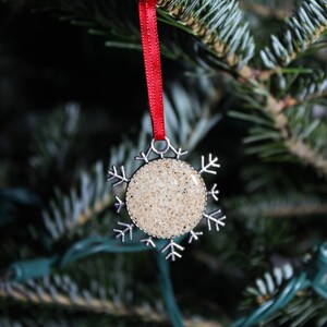 Sand Ornament - Beach Ornament - Snowflake Ornament - Christmas Gift ...