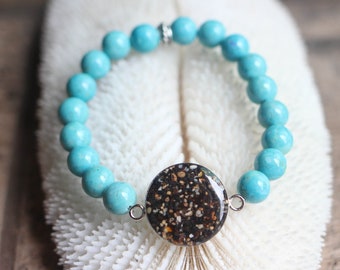Riverstone Shore Line Sand Bracelet - Etsy