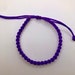 Purple Cord Bracelet, Purple String Bracelet, Lucky Bracelet, Braid ...