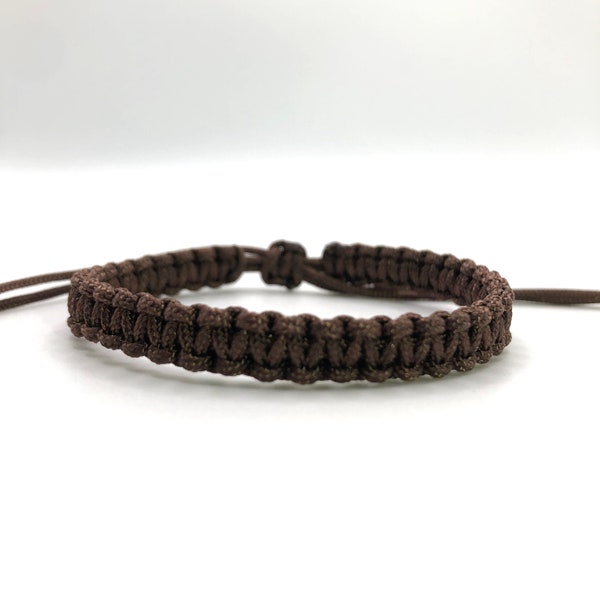 Brown Cord Bracelet - Etsy